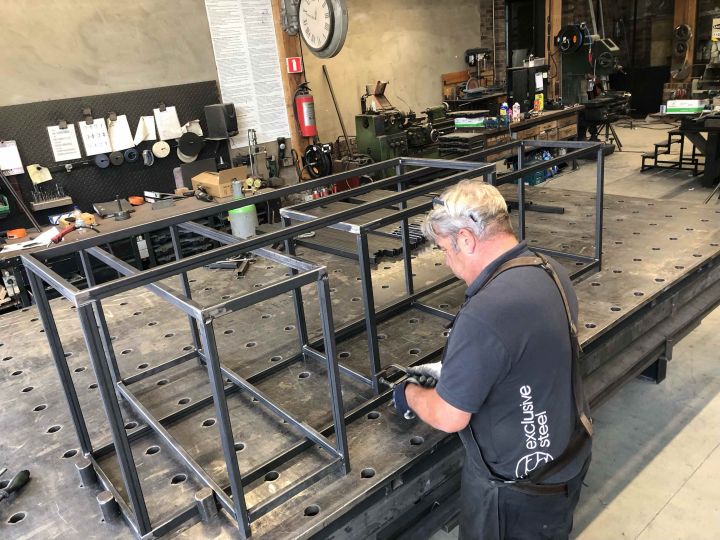 CubeX: modulair systeem van stalen kubussen · Exclusive Steel